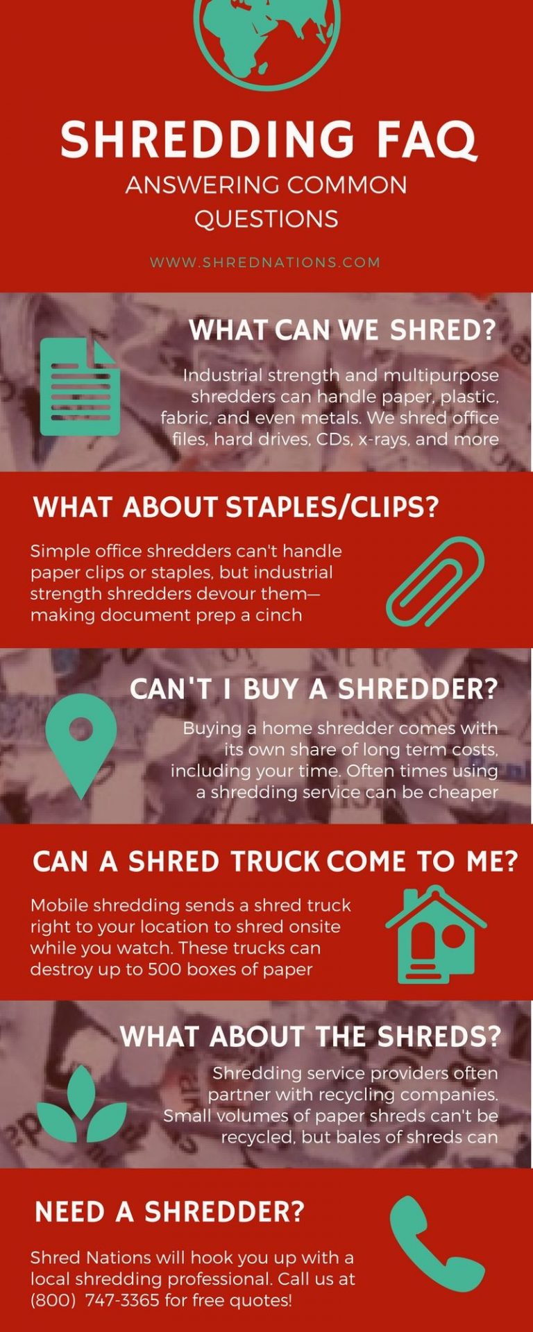 Common Questions About Shredding Services | Shred Nations